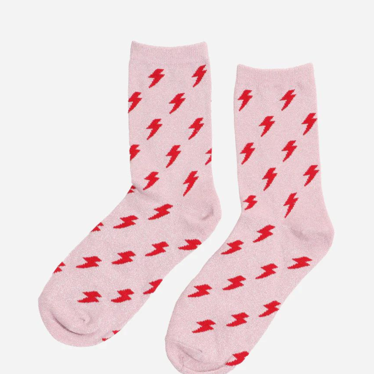 Sparkling Glitter Lightning Bolt Socks – Hari And The Gang