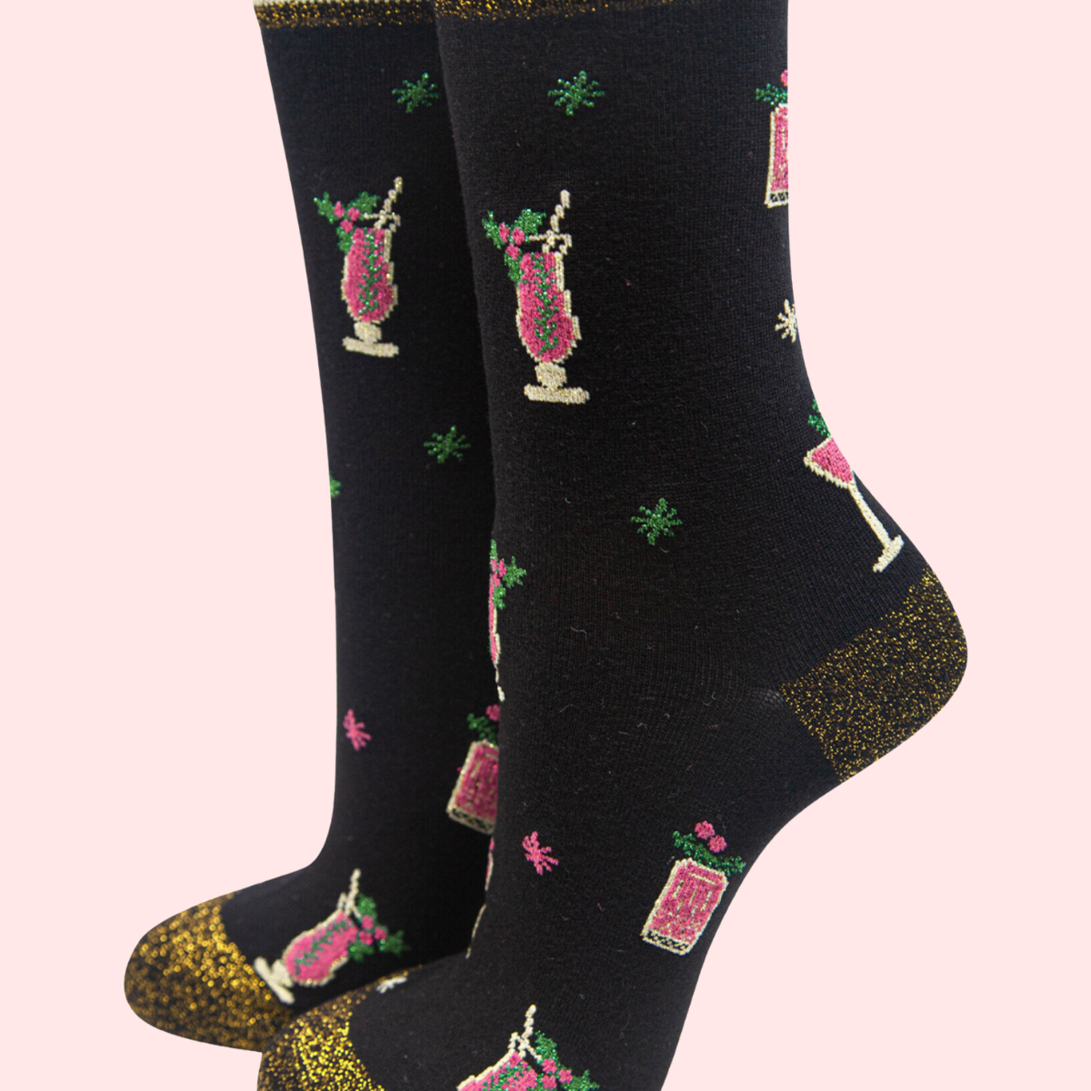 Sparkling Cocktail Party Socks – Hari And The Gang